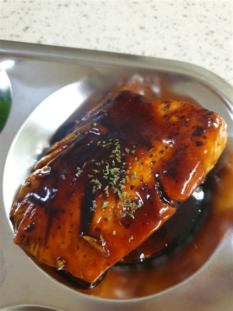 연어데리야끼 스테이크