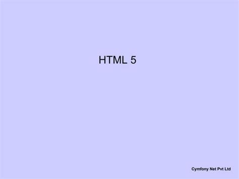 Html5 By Vijay Muragan Ppt