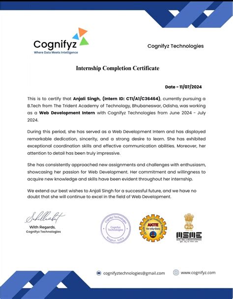 Anjali Singh On Linkedin Cognifyz Cognifyztechnologies Cognifyztech
