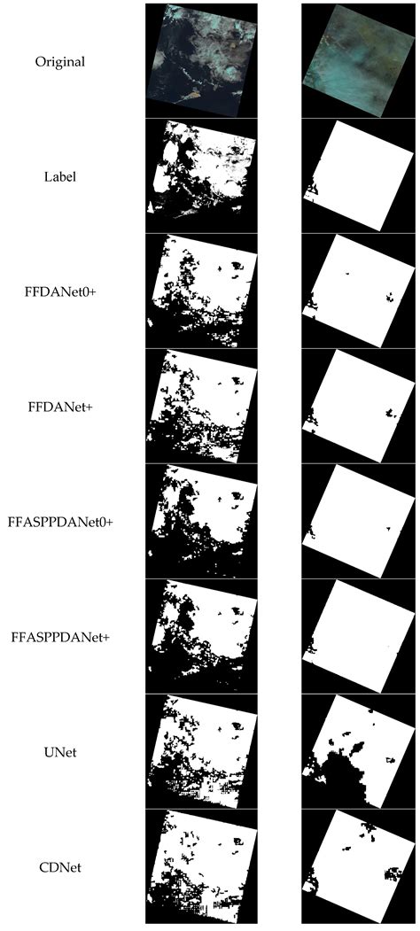 Radiation Feature Fusion Dual Attention Cloud Segmentation Network