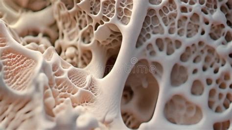 Animation Abstract Organic Cellular Structure Stock Video Video Of