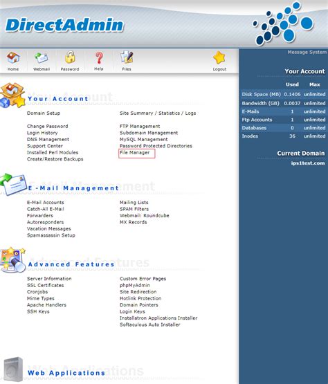 How To View Apache Usage And Error Logs In Directadmin Ipserverone