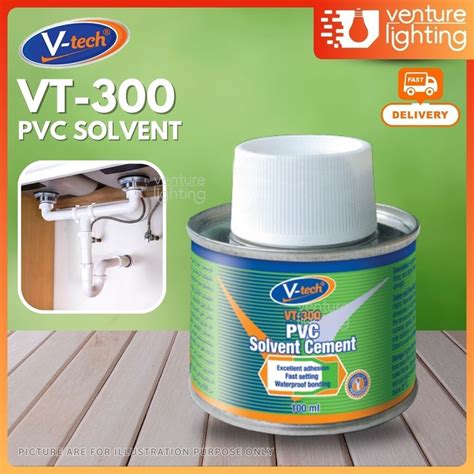 Vtech Vt 300 Pvc Solvent Cement 100ml Clear Color Bond And Fitting Pvc