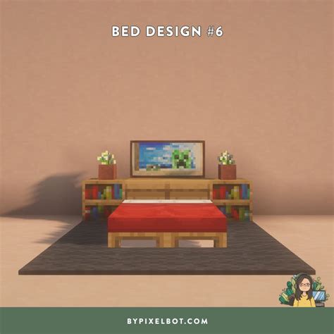 20 Beautiful Minecraft Bed Design Ideas Double Bed Edition — Bypixelbot