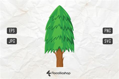 Pine Tree Vector Graphic By Flocalliastore Creative Fabrica