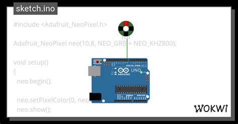 Neopixel Wokwi Esp32 Stm32 Arduino Simulator