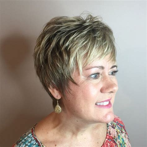 Very Short Textured Razor Cut For Fine Hair Older Women Hairstyles