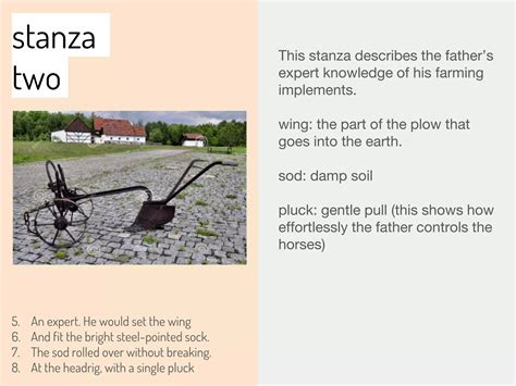 Follower By Seamus Heaney Pptx