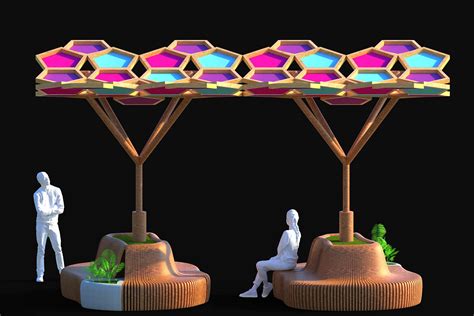 Shading Structure Design H P Behance Behance