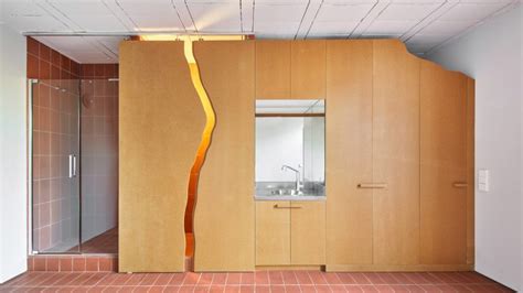 Mdf Storage Walls Feature In El Guateque Apartments In Barcelona