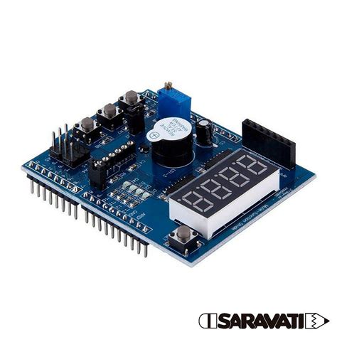 Shield Multifunções Para Arduino Recursos E Exemplos De Código Blog Saravati Tudo Sobre