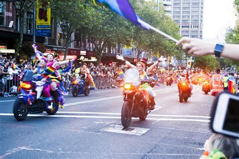 Dykes On Bikes At Seattle Gay Pride Parade Editorial Image Image Of