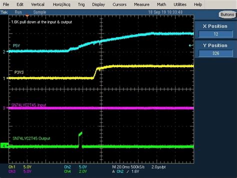 SN74LVC2T45 Output Spike Issue Logic Forum Logic TI E2E Support Forums