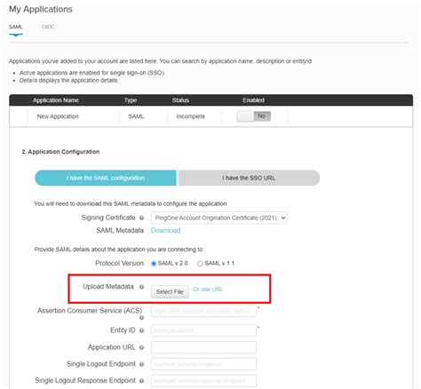 Configuring Pingone Cloud Based Sso From Pingidentity As A Saml