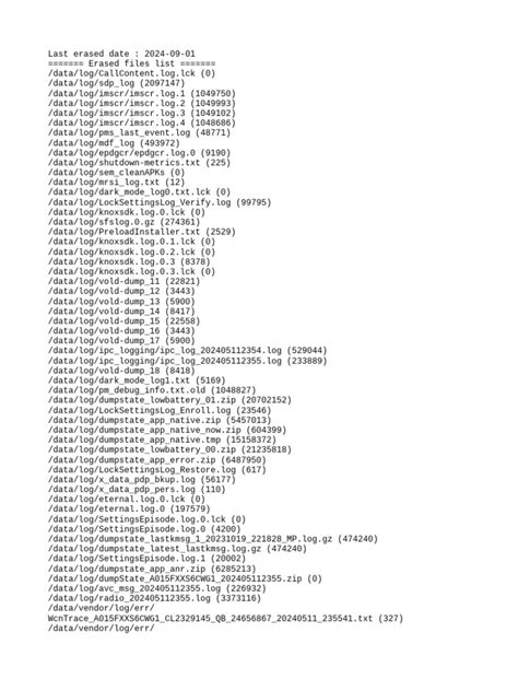 erased log by sos pdf computer data computer file formats