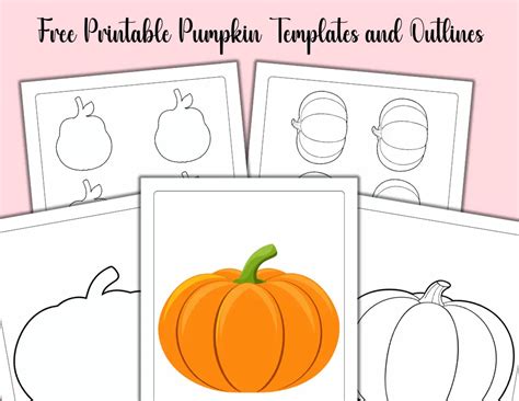 Pumpkin Templates And Outlines 60 Free Printable Pdfs
