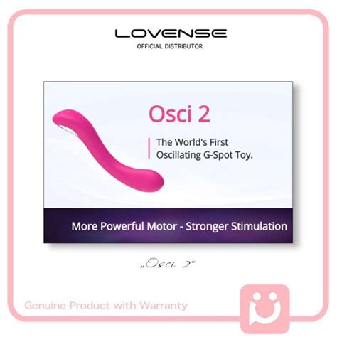 Jual Lovense Osci 2 Oscillating G Spot Vibrator With App Alat Bantu