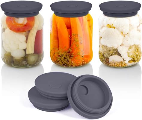 Kinggrand Kitchen Silicone Fermenting Lids Waterless