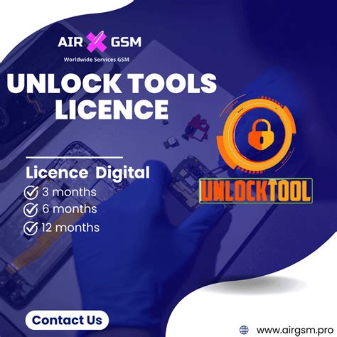 Unlock Tools Licence Activation 3 6 12 Months Airgsm