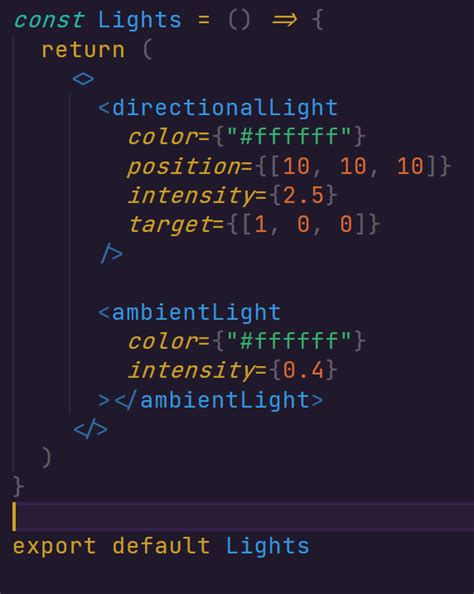 Directional Light Rthreejs