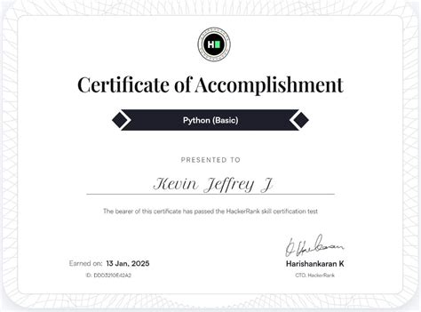 Learningjourney Python Programming Hackerank Kevin Jeffrey