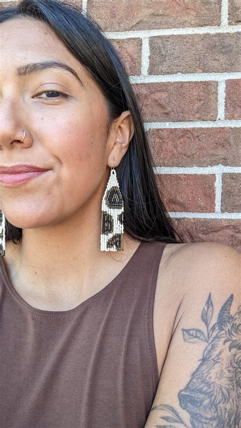 Python Beaded Earrings Beads＋babes
