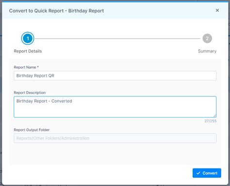 How To Use Quick Report Conversion Bromcom Documentation Centre