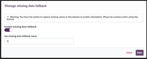 Managing Missing Data Fallback Values In Calculations