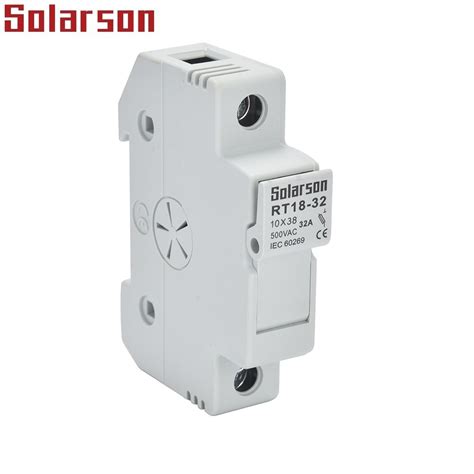 Class Cc 10x38mm Midget Time Delay Fuse Holder 600v Ac Midget Fuse Holder Time Delay Fuse