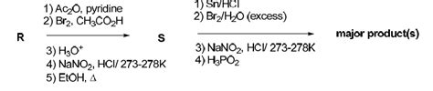 Aniline Reacts With Mixed Acid Conc Hno3 And Conc H2so4 At 288 K To Give P 51 Q 47