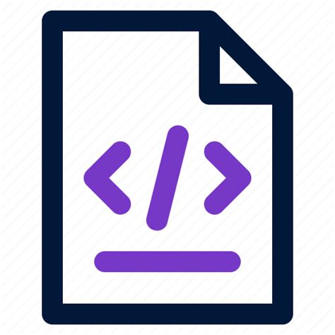 Coding File Document Programming Computing Icon Download On Iconfinder