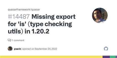 missing export for is type checking utils in 1 20 2 · issue 14487 · quasarframework quasar