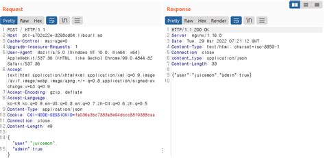 Pentesterlab Javascript Prototype Pollution