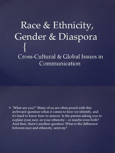 Race And Ethnicity Pdf Race Human Categorization Gender