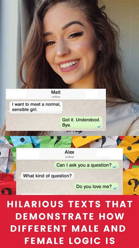 Hilarious Texts Showing Male And Female Logic Differences