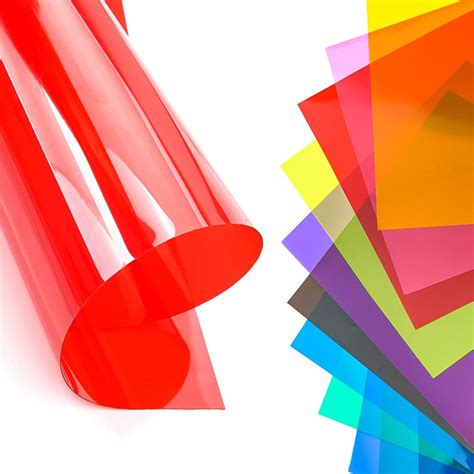 Tong Gu 5pcs Colored A4 Pvc Flexible Plastic Sheets