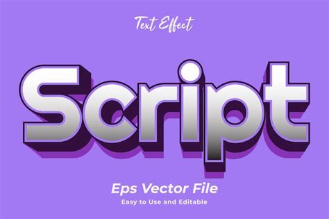 premium vector modern youth script editable typography font effect