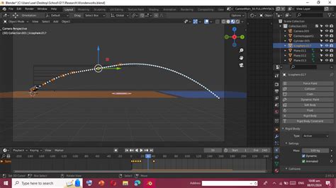 Simulating Accurate Projectile Motion In Blender Rblenderhelp