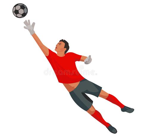 Soccer Ball Goalkeeper Gloves Grass Stock Illustrations 74 Soccer