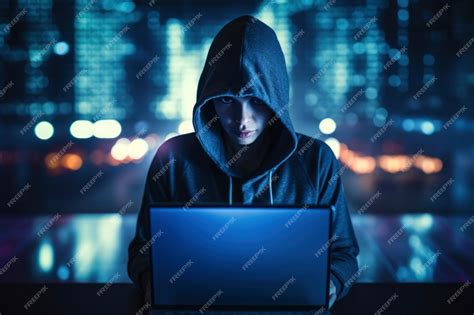 premium photo tech temptress an alluring image of a woman hacker her charisma drawing people