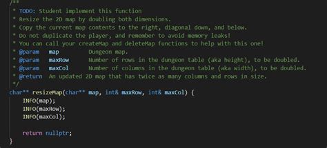 solved step 3 write code for resizemap function 1