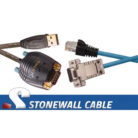 Cisco Console Port To PC RJ USB Type A Male Stonewall Cable