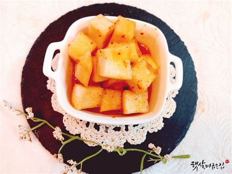 백종원 깍두기 제철 여름밑반찬 국밥집 설렁탕 무김치