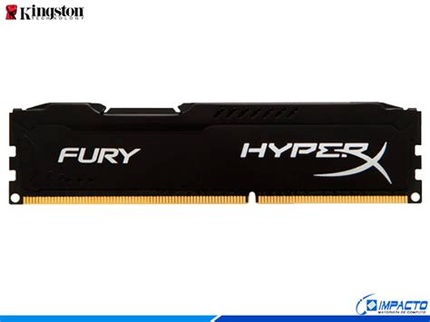 Mem Ram Hyperx Fury Ddr3 8gb 1866 Hx318c10fb 8 Negro