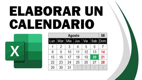 Elaborar Un Calendario Dinámico Con Todos Los Años Y Paso A Paso En Excel Youtube