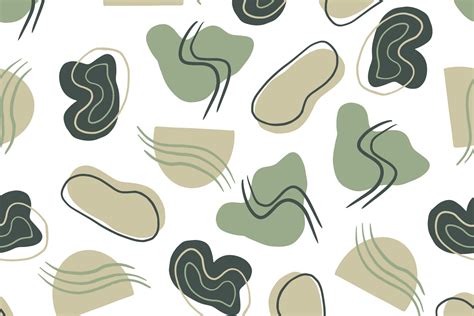 Pastel Green Abstract Shape Pattern Graphic By Setyawatielis · Creative Fabrica