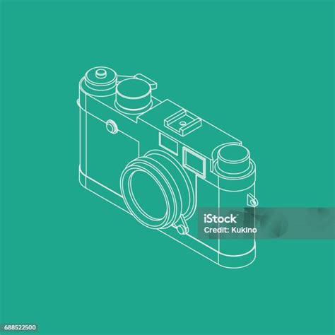 레인지 파인더 카메라 벡터 일러스트 레이 션 Vol03 3차원 형태에 대한 스톡 벡터 아트 및 기타 이미지 3차원 형태 겉창 골동품 Istock