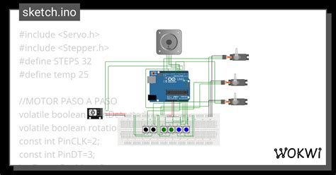 Brazo Robotico Wokwi Esp32 Stm32 Arduino Simulator