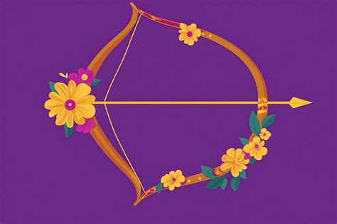 Archery Bow And Arrow Vector Illustration Premium Ai Generated Vector