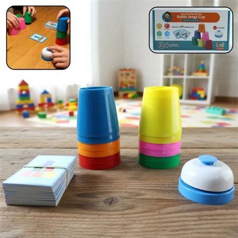 Plastic 21682 Cup Stacking Battle Challenge Game Set 1 Set At ₹ 148